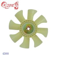 China 8 blade 4 holes engine 4D88 fan blade for PC50 excavator for sale