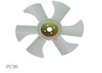 China 6 blade 4 holes Excavator PC30 Fan blade for diesel engine 3D84E cooling Fan blade for sale