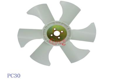China 6 blade 4 holes Excavator PC30 Fan blade for diesel engine 3D84E cooling Fan blade for sale