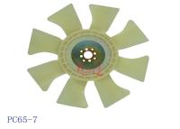 China Excavator spare parts 8 blade 8 holes PC65-7 fan blade cooling fan for sale