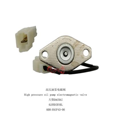 China DACHAI  4L88DIESEL high pressure oil pump electrica valve for 5CF43-00 for sale