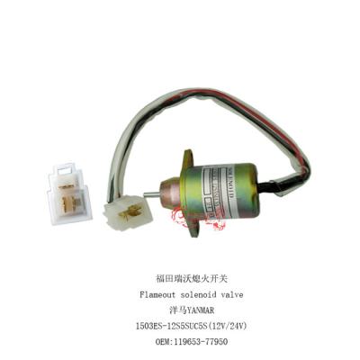 China Solenoid 1503ES-12S5SUC5S 119653-77950 for Kubota  4TNV94L-SFN 4TNV106-GGE 3TNE84 R55 R60 for sale