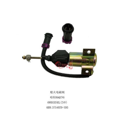 China High Quality Parking Flamenout solenoid valve For HA QING 498  24V 3754020-X93 for sale