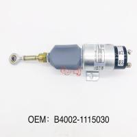 China YC4112 Excavator Spare Parts Fuel Flameout Solenoid B4002-1115030 for sale