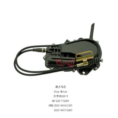 China DH220-5 DH225-7 Flameout Solenoid Valve 25239016 Throttle Motor 2523-9016 for sale