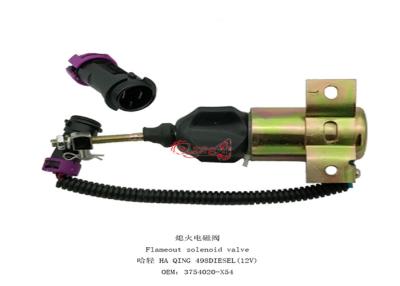 China High Quality Parking Flamenout Solenoid Valve For HA QING 12V 3754020-X54 for sale