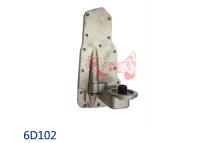 China Excavator Spare Part 6D102 6B5.9 Engine Lubriing Oil Cooler Core 3957544 3921558 3918293 3911940 3903375 390 for sale