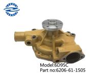 China 6D95L 6206-61-1505 Water Pump for Excavator Engine Diesel Parts for sale