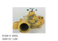China Excavator Engine Parts PC200-6 6D95L Water Pump 6209-61-1100 for sale