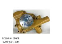 China Excavator Engine Parts PC200-6 6D95L Water Pump 6209-61-1100 for sale