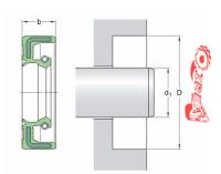 China TC - 16 X 26 X 7 Mm Excavator Seal Kits NBR Radial Shaft Seals for sale