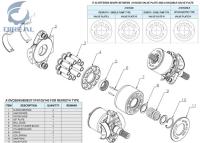 China Rexroth Handok Hydraulic Pump Repair Kit A10V017 A10V021 A10V023 A10V040 A10V043 A10V045 A10V0100 A10V0140 for sale