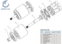 China Construction Machinery Parts B2PV Series Hydraulic Pump Spare Parts B2PV 35/50/75/105 for sale