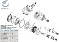 China Construction Machinery Parts B2PV Series Hydraulic Pump Spare Parts B2PV 35/50/75/105 for sale