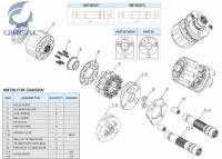 China Construction Machinery Parts HMGF68FA Pump Spare Parts Disk Spring For ZX330LC-3 for sale