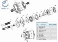 China HPKO55K HPK055K Hydraulic Pump Parts For ZX110 ZX130 ZX120 Excavator for sale