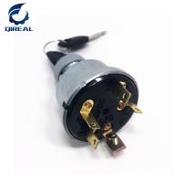 China Excavator engine start switch Ignition switch for E200B 5 terminals 3E-0156 for sale