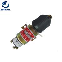 China Excavator Diesel Engine E200B E320 S6K Stop Solenoid Valve , 24V Fuel Shut Off Solenoid Valve 1751-2467 for sale