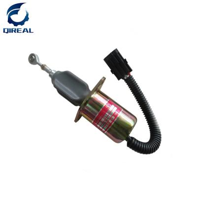 China 6CT C8.3L Engin Excavator Stop Solenoid Valve 3415706 24V for sale
