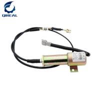 China Excavator parts R210 flameout solenoid valve  24V solenoid valve 11E1-60100 for sale