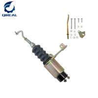 China 2370-12E3U1B5S1A Excavator Solenoid Valve 24V Engine Stop Solenoid 1502-24C7U1B2S1 for sale