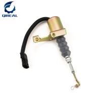 China 2370-12E3U1B5S1A Excavator Solenoid Valve 24V Engine Stop Solenoid 1502-24C7U1B2S1 for sale