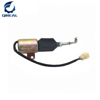 China 37V66-5610 Excavator Electrical Parts 24V Stop Solenoid P612-B5V24 Flameout Switch for sale