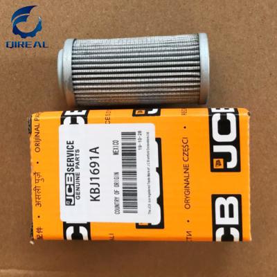 China Hydraulic Oil Filter JCB Backhoe 3CX 3DX Element Servo Filter Ref Part No KBJ1691A for sale