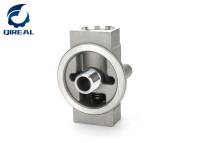 China Excavator parts E320 E320B E320C Diesel engine fuel filter head connector 093-7521 for sale