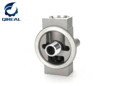 China Excavator parts E320 E320B E320C Diesel engine fuel filter head connector 093-7521 for sale