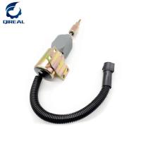 China 3354943 Excavator Electrical Parts  Engine Fuel Shutoff Valve 12Volt for sale