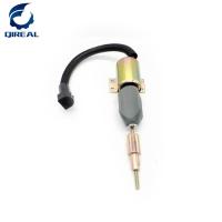 China 3354943 Excavator Electrical Parts  Engine Fuel Shutoff Valve 12Volt for sale
