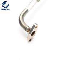 China SK250-8 J05E Excavator Turbocharger Oil Return Pipe Oil Drain Tube Line for sale