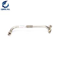 China SK250-8 J05E Excavator Turbocharger Oil Return Pipe Oil Drain Tube Line for sale