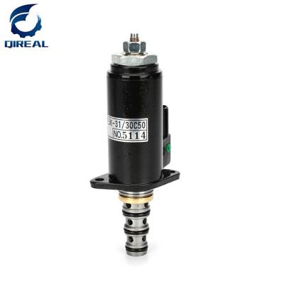 China Excavator Travel Diameter Solenoid Valve YN35V00048F1 For SK200-8 for sale