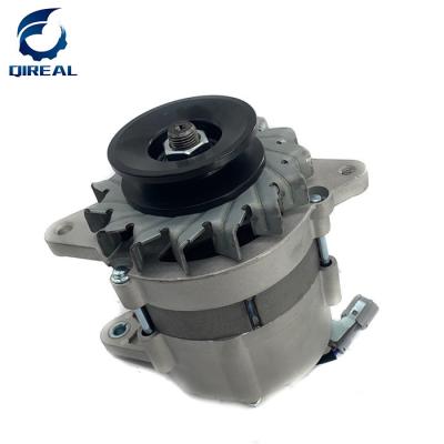 China EX120 SH120 SK120 4BD1 Excavator Engine Parts Alternator 8-97022-211-2 0-33000-6542 for sale