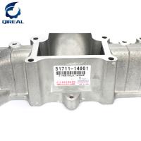 China SK200-8 SK250-8 SK210-8 J05E Diesel Engine Intake Manifold VHS171114661 S1711-14661 Air Intake Pipe for sale