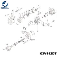 China Excavator Spare Parts K3V112DT K3V112BDT Hydraulic Main Pump Parts for sale