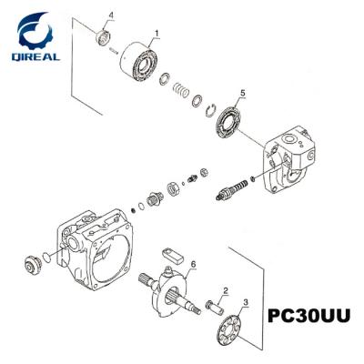 China PC30UU EXCAVATOR MAIN PUMP PARTS for sale