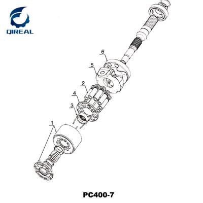 China Construction Machinery Parts Hydraulic Pump Repair Kit For Komatsu PC400-7 Excavator for sale