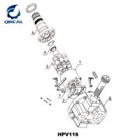 China PVK-2B-505 Hydraulic Pump Repair Kits Piston Pump Parts For ZX55 Excavator for sale