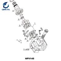 China PVK-2B-505 Hydraulic Pump Repair Kits Piston Pump Parts For ZX55 Excavator for sale