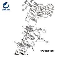 China Construction Machinery Parts Hpv050 Hydraulic Pump Spare Parts For Ex120-5 Excavator for sale