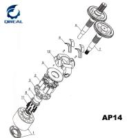 China Construction Machinery Parts  Excavator Parts AP-14 Hydraulic Main Pump Spare Parts For E325C Excavator for sale
