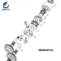 China Construction Machinery Parts SBS80 Hydraulic Main Pump Repair Parts For E312 Excavator for sale