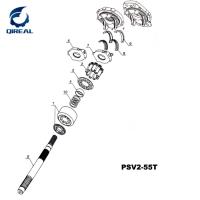 China Construction Machinery Parts Psv2-55t Hydraulic Pump Parts Excavator Accessories for sale