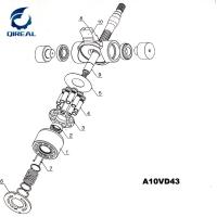 China Excavator Hydraulic Parts PVD2B36/38/40 Series Hydraulic Pump Parts for sale