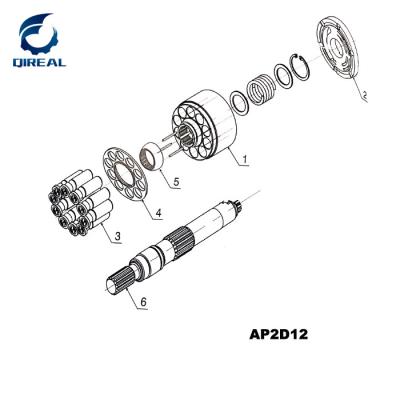 China Excavator Spare Part Ap2d12 Ap2d14 Hydraulic Pump Parts for sale