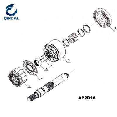 China Hydraulic Main Pump Repair Parts Kit for Rexroth AP2D16 CASE 35 Excavator for sale