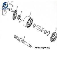 China Excavator AP2D21 EX35 S50W-3 REXROTH Hydraulic Pump Spare Parts for sale